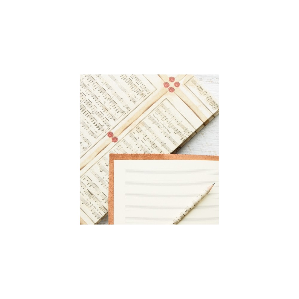 [Various Colours] Music Manuscript Journal Cover Rossini 'Barber of ...
