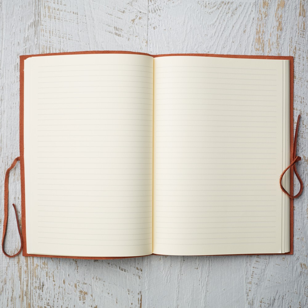 [Various Sizes] LINED Burgandy Soft Leather Journal with Tie Size A4 ...